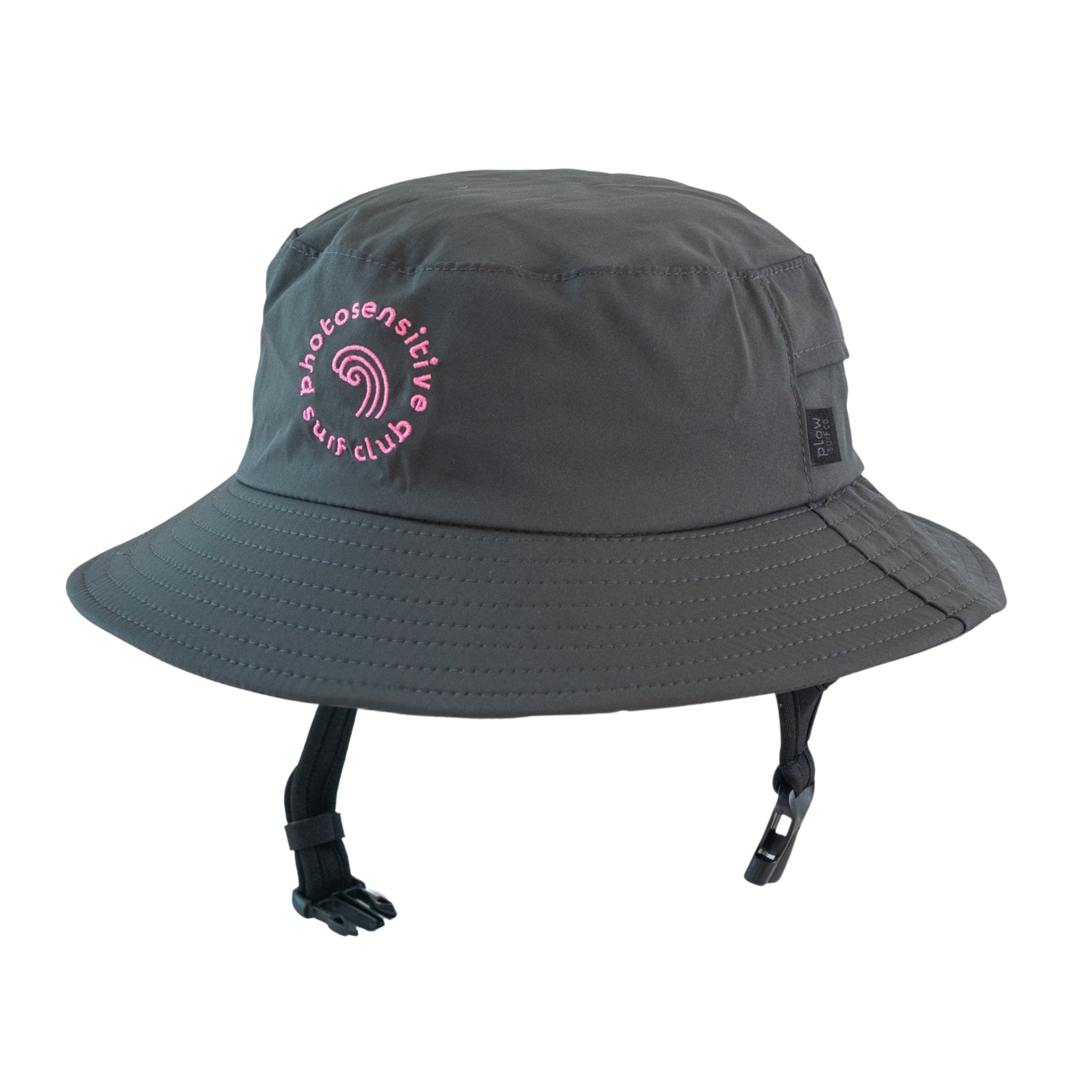 Pink Photosensitive Surf Hat Charcoal – Plow Surf Co.